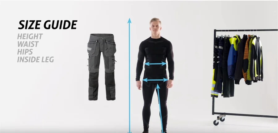 Size Guide | Fristads workwear