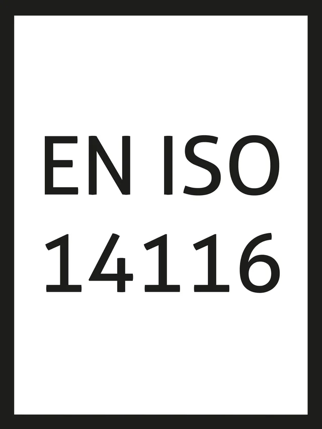 EN ISO 14116 HEAT AND FLAME, LIMITED FLAME SPREAD | Fristads